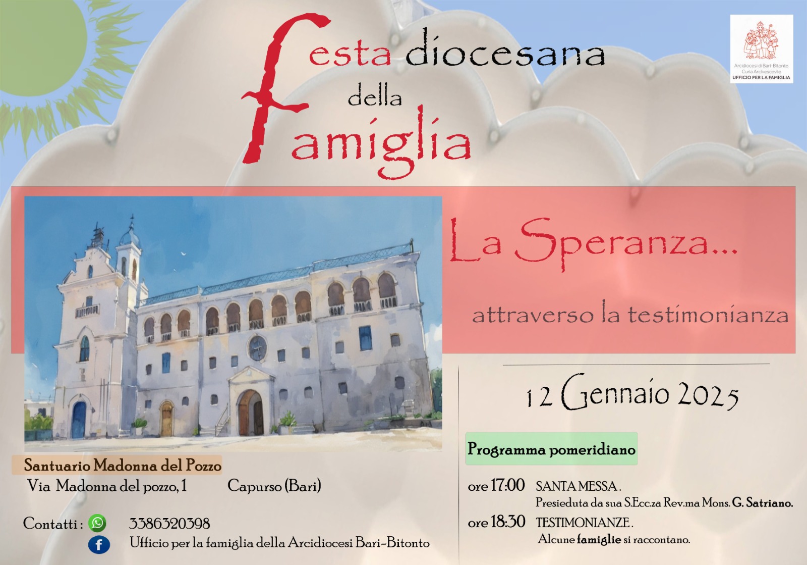 Festa della Famiglia 2025 — Arcidiocesi Bari-Bitonto
