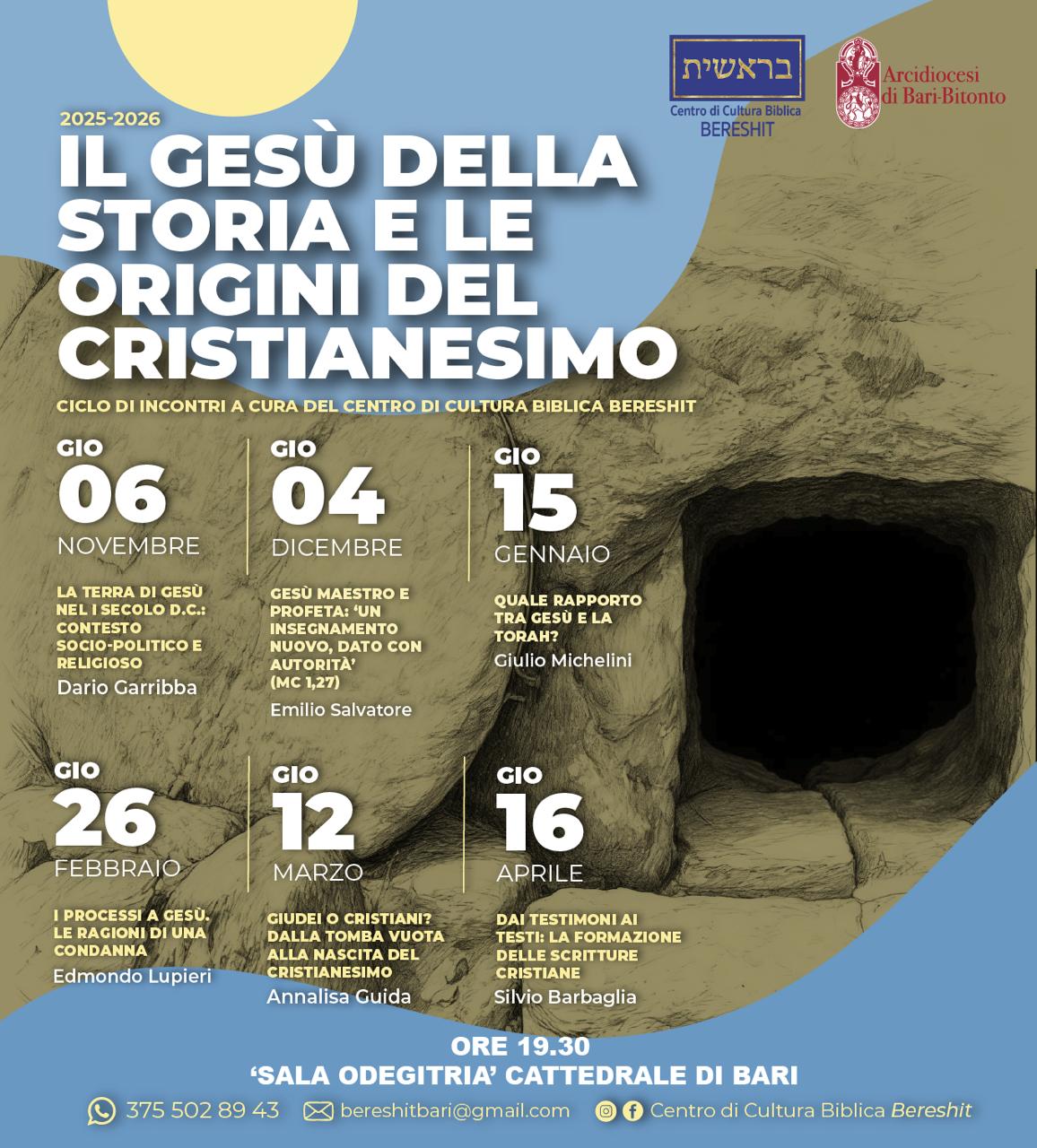 Il Gesù della storia e le origini del cristianesimo — Arcidiocesi Bari ...